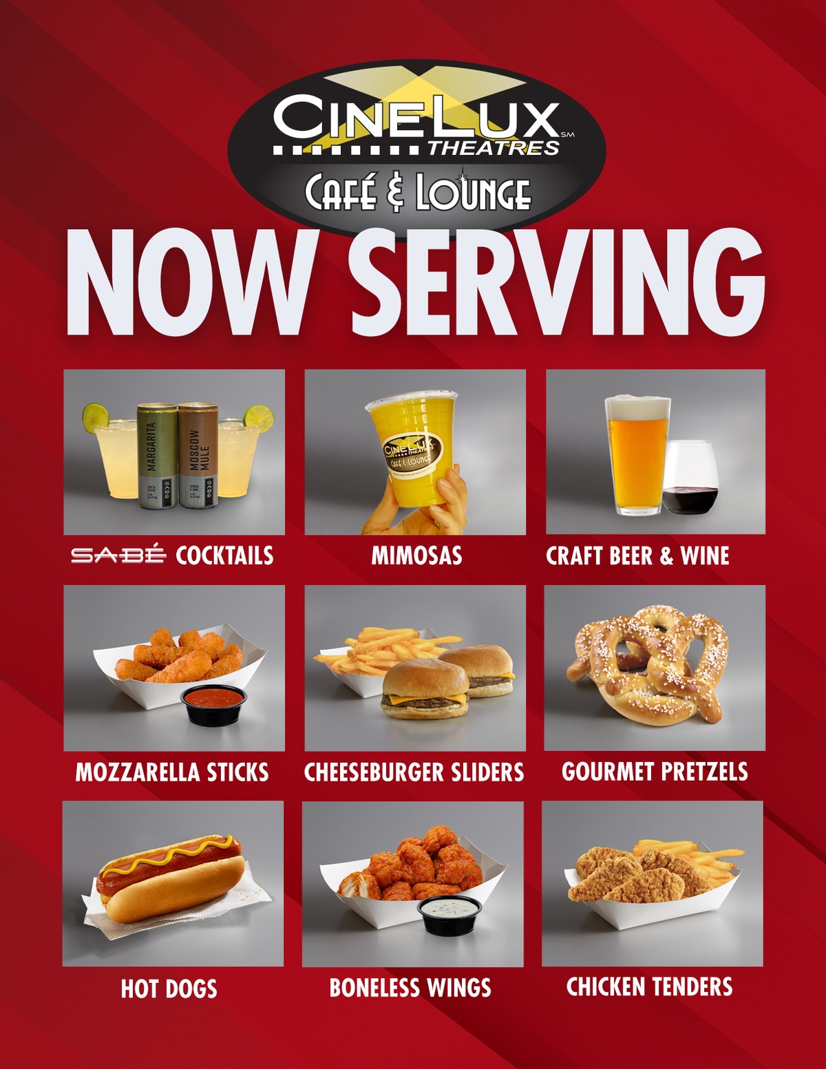 Food Beverage CineLux Theatres Food Beverage CineLux Theatres